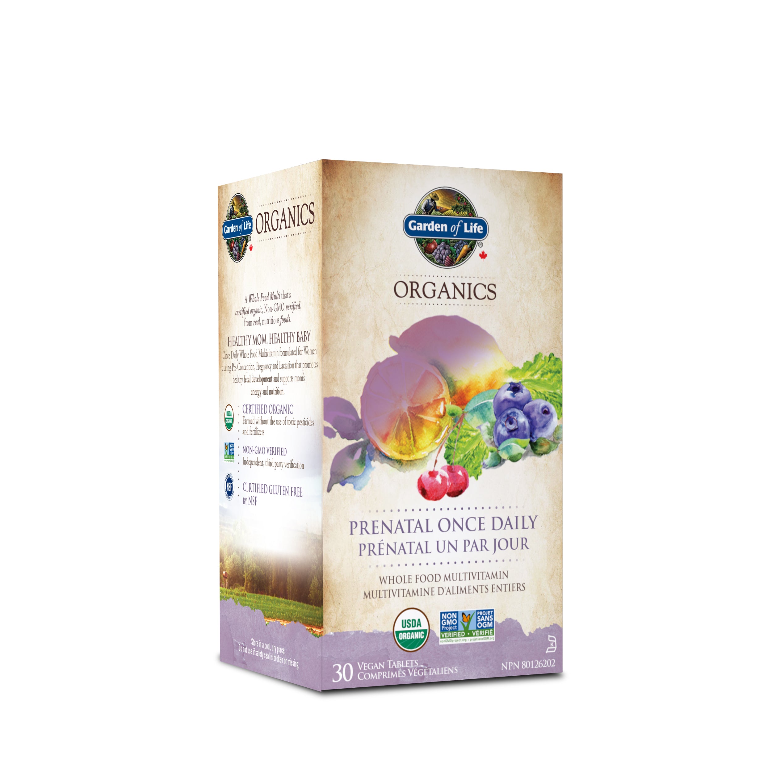 Organics Prenatal Once Daily Multi | Garden of Life Canada