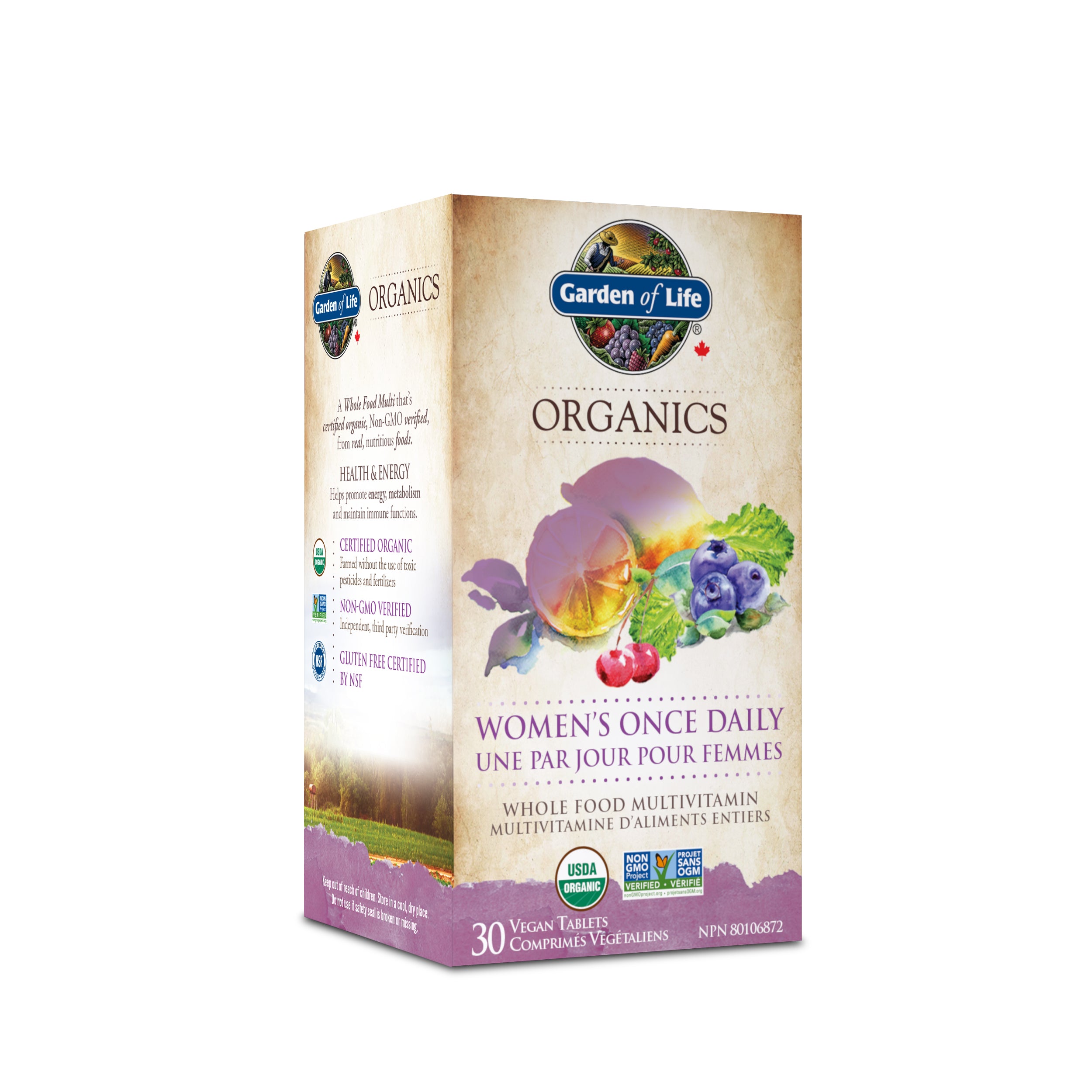 Organics Women's Once Daily Multi | Garden of Life Canada